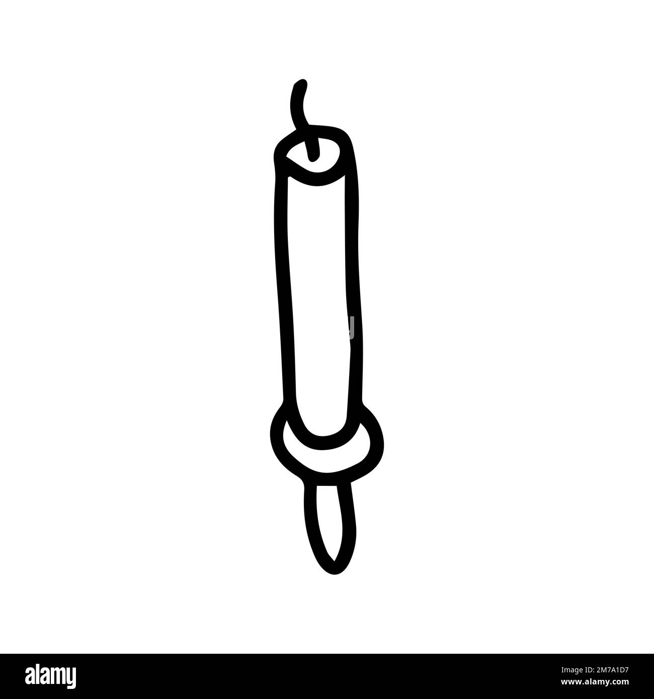 Candle vector illustration Stock Vector Image & Art - Alamy