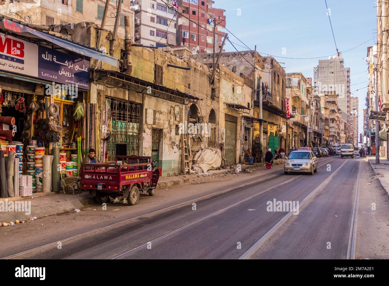 Egyptian tram hi-res stock photography and images - Alamy