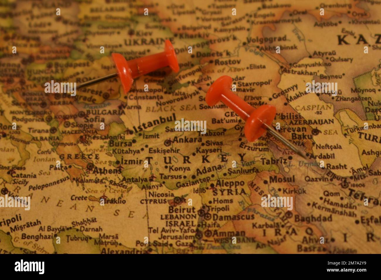 Turkey map pin national hi-res stock photography and images - Alamy