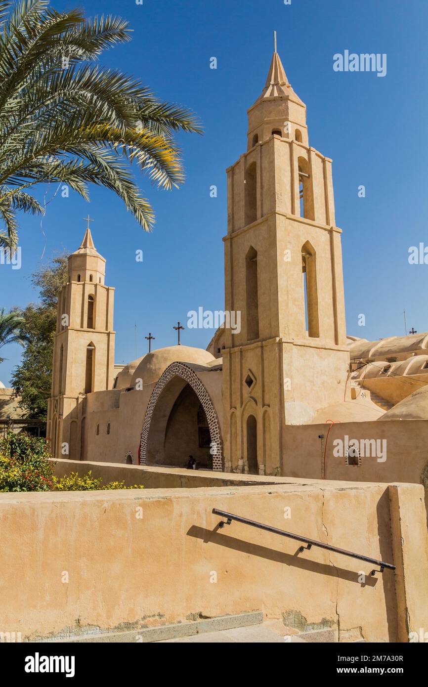 Church in Saint Pishoy (Bishoi) monastery in Wadi El Natrun, Egypt ...