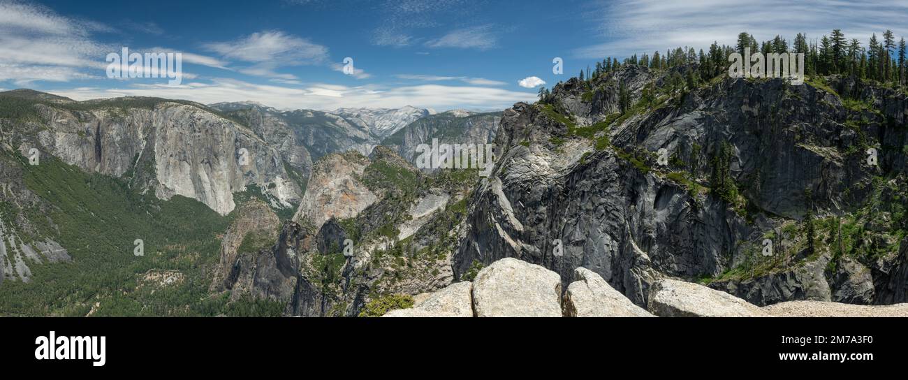 Panorama From Stanford Point With Crocker Point and Dewey Point Near By ...