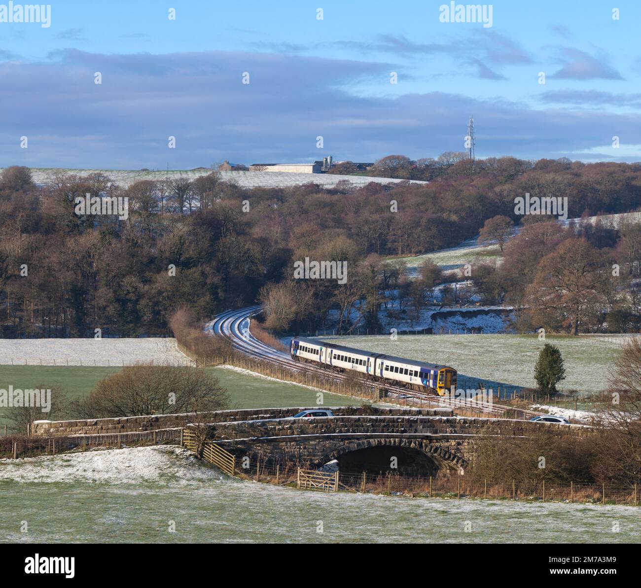 Northern Rail class 158 train on the scenic little north western ...