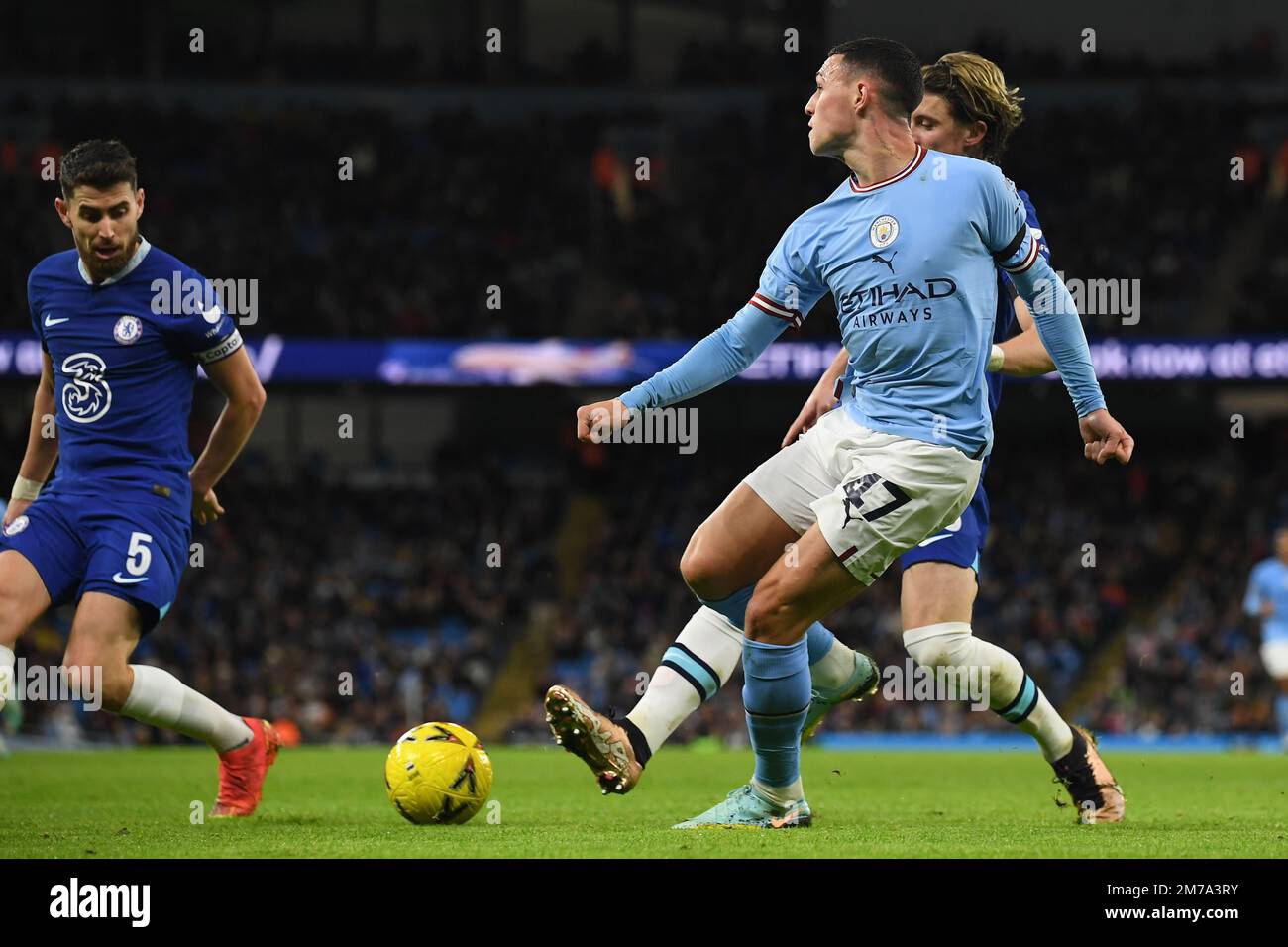 Etihad Stadium, Manchester, UK. 8th Jan, 2023. FA Cup Football ...