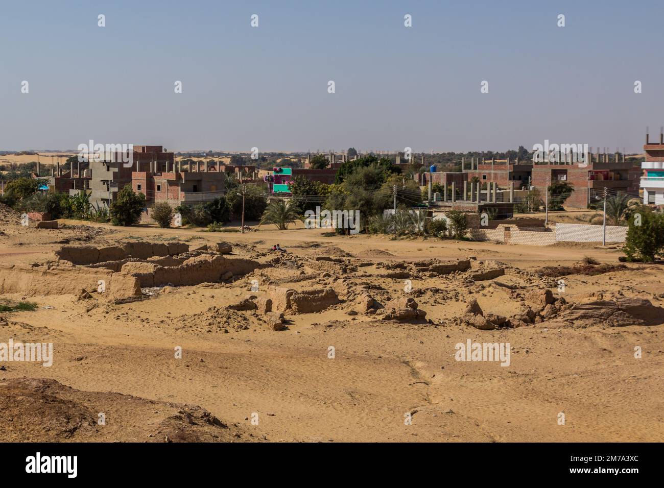 View of Dakhla oasis, Egypt Stock Photo - Alamy