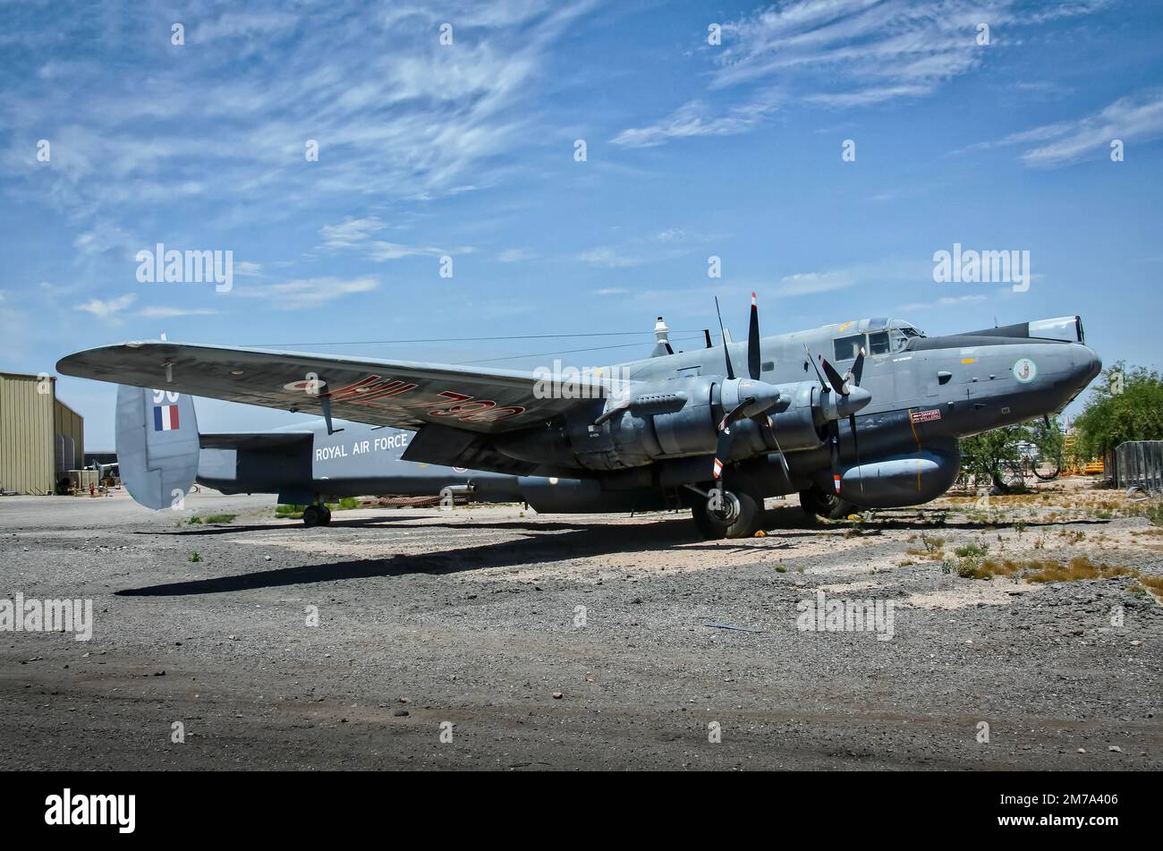 Avro Shackleton maritime patrol aircraft in Tucson, AZ Stock Photo - Alamy