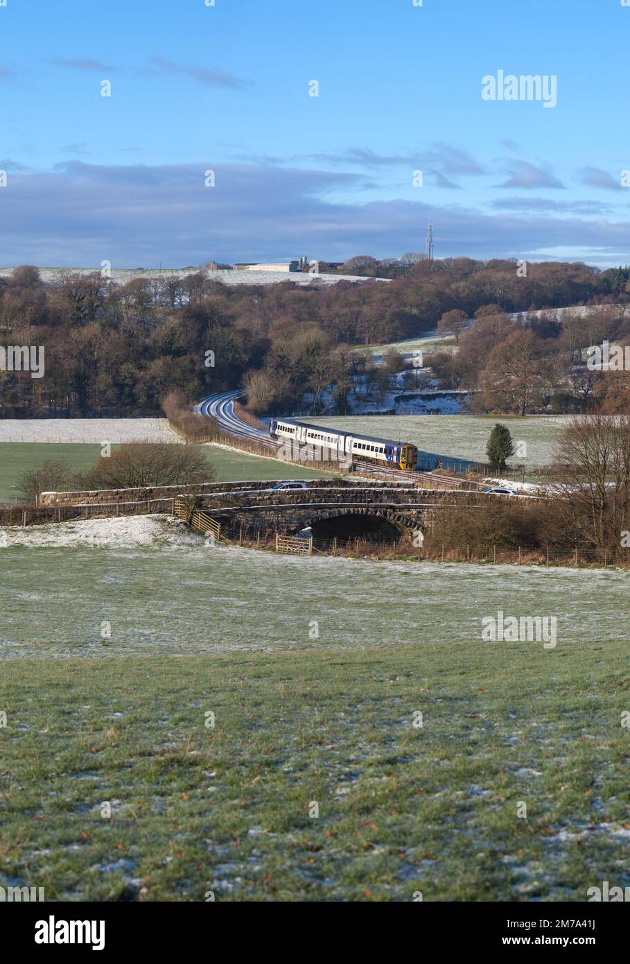 Northern Rail class 158 train on the scenic little north western ...