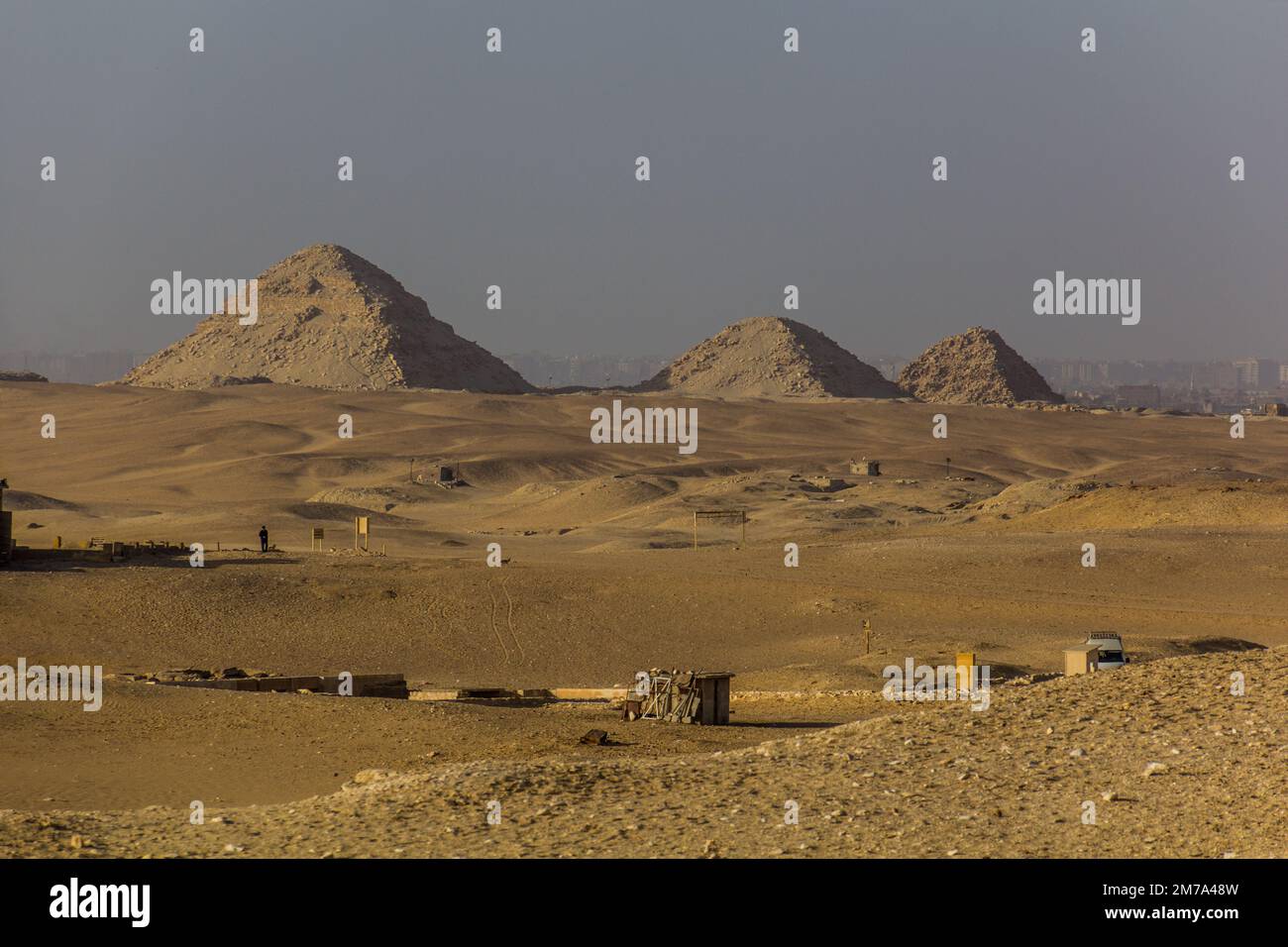 Small pyramids in Saqqara, Egypt Stock Photo - Alamy