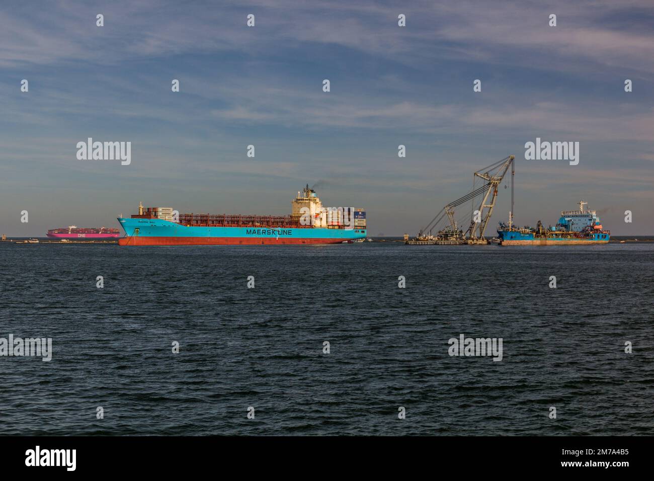 Suez canal container terminal hi-res stock photography and images - Alamy