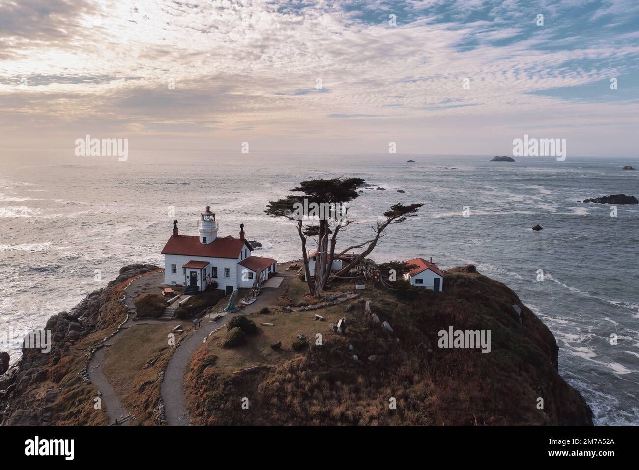 Jetty lighthouse waves crashing in hi-res stock photography and images ...