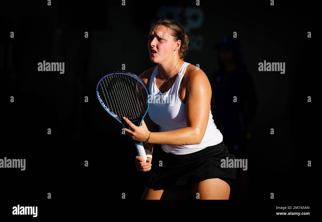 Jule Niemeier of Germany in action during the first qualifications ...