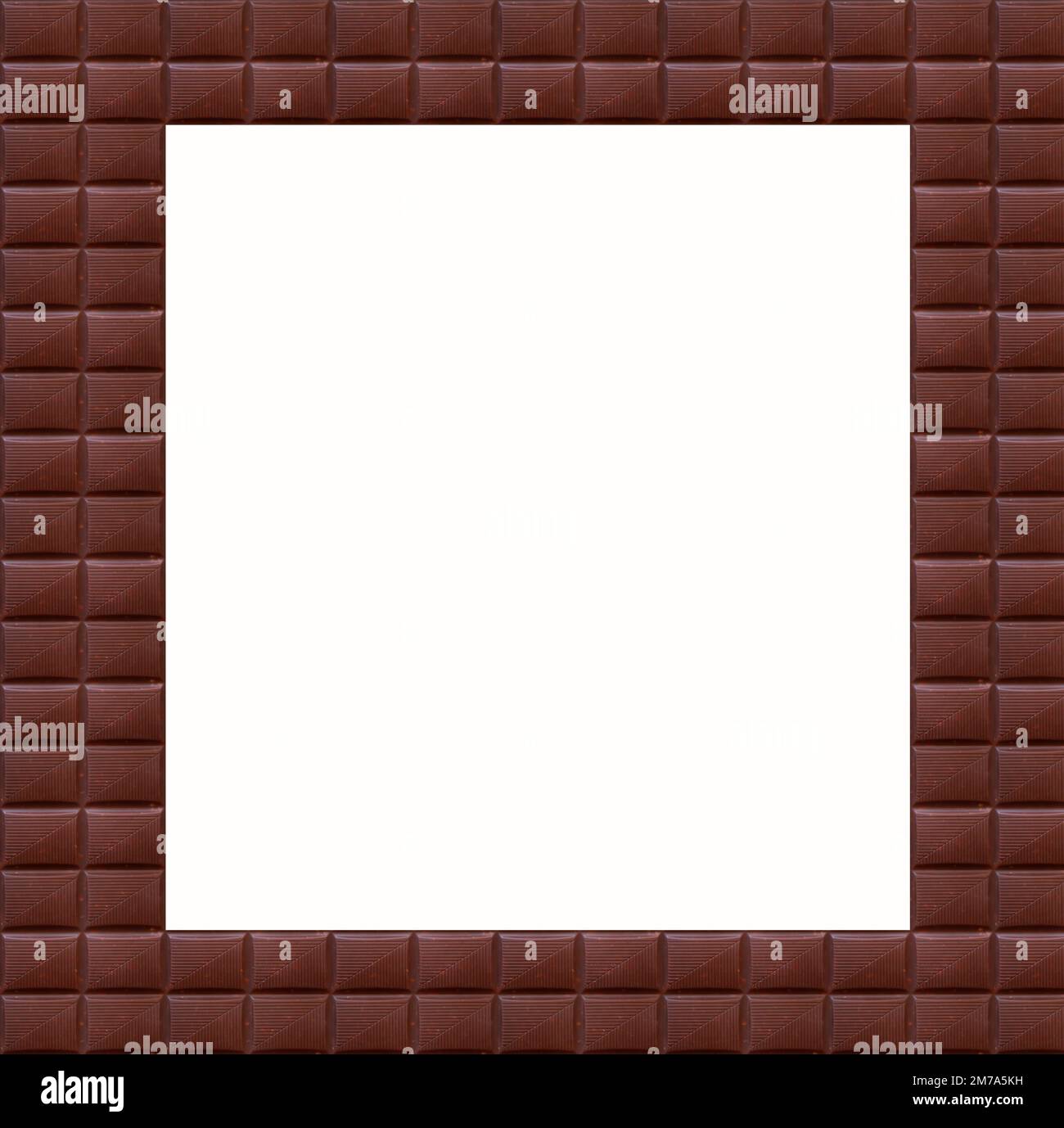 milk chocolate texture frame background with copy space Stock Photo - Alamy