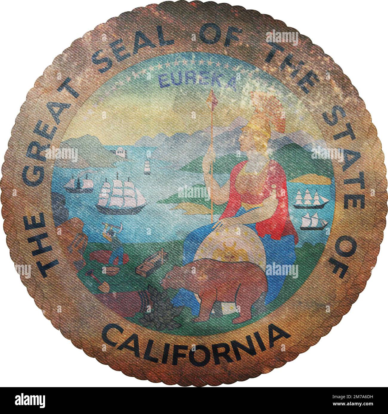 Great seal of the state of california hi-res stock photography and ...