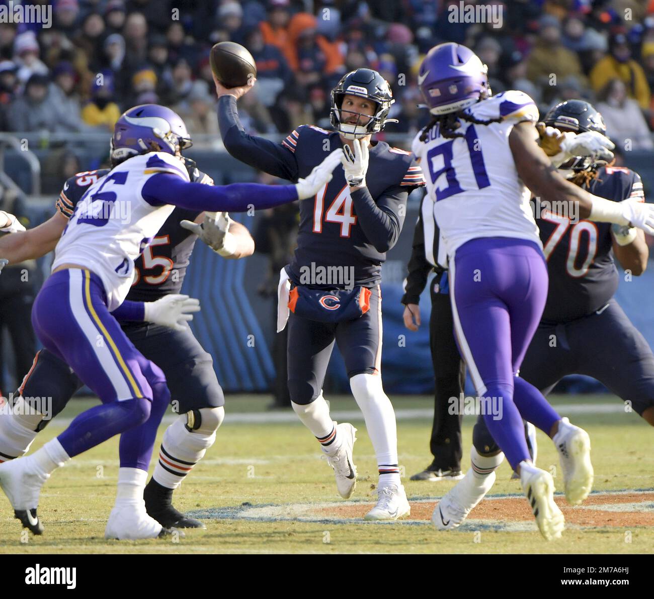 Chicago, United States. 08th Jan, 2023. Chicago Bears quarterback ...