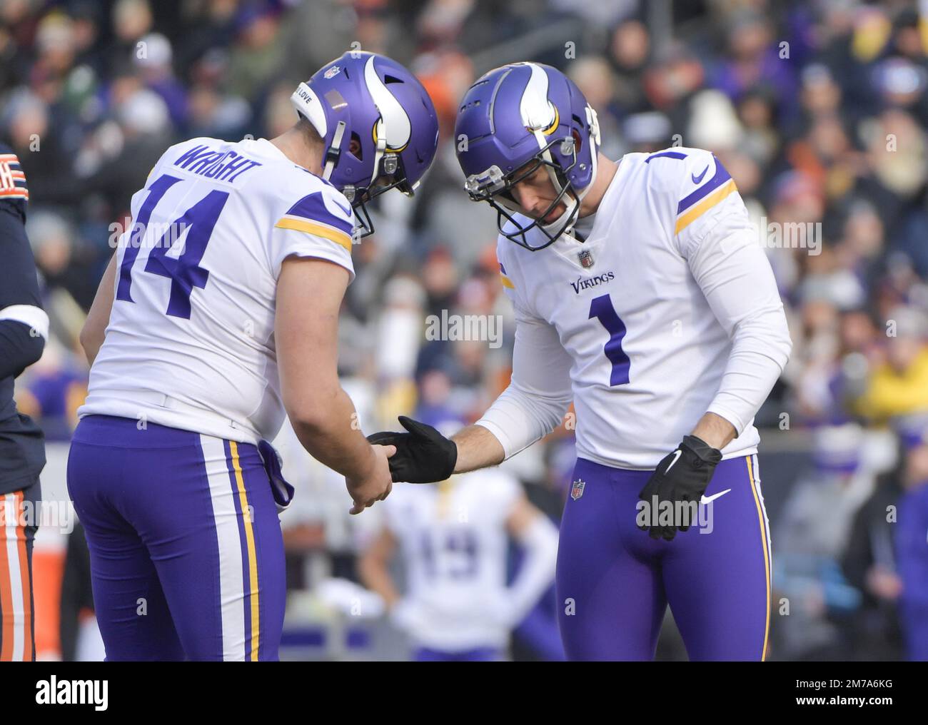 Chicago, United States. 08th Jan, 2023. Minnesota Vikings Ryan Wright ...