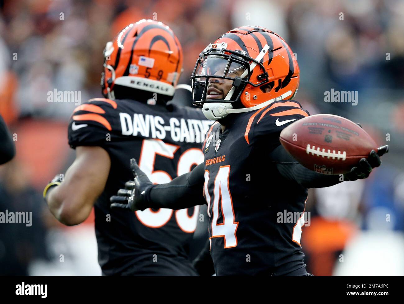 Cincinnati, United States. 08th Jan, 2023. Cincinnati Bengals Vonn Bell ...