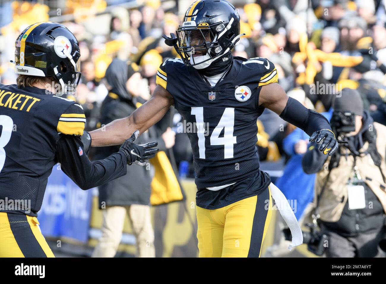 Pittsburgh, United States. 08th Jan, 2023. Pittsburgh Steelers wide ...