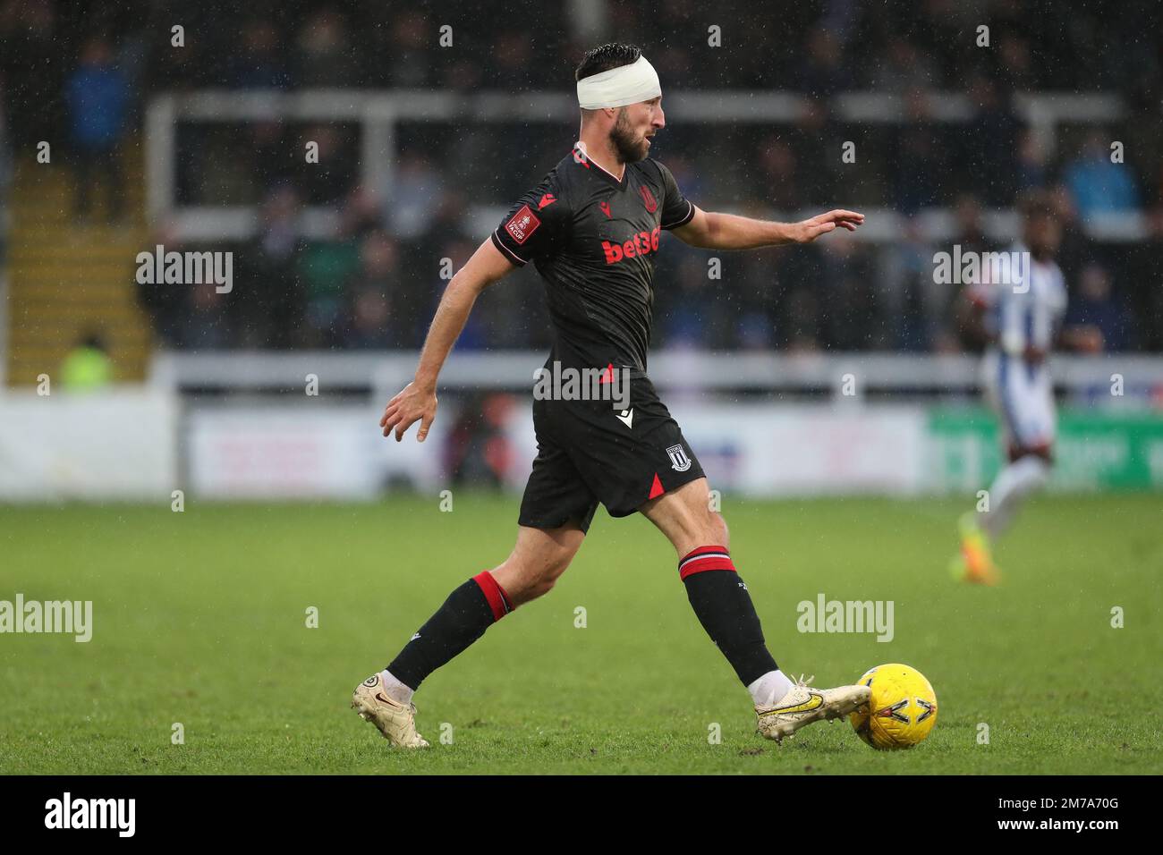 Hartlepool, UK. 8th January 2023. Morgan Fox of Stoke City during the ...