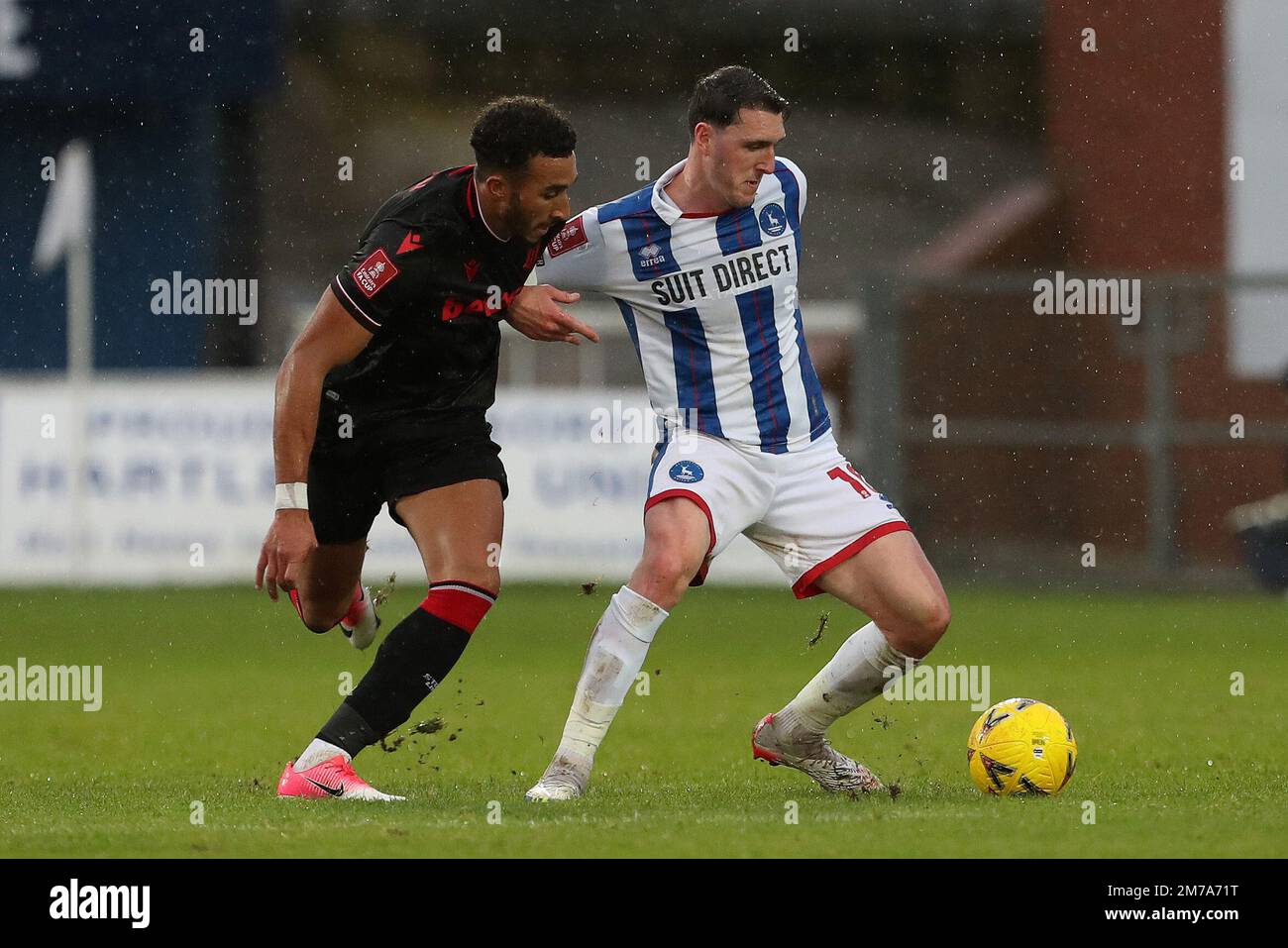 Hartlepool, UK. 8th January 2023. Hartlepool United's Callum Cooke ...
