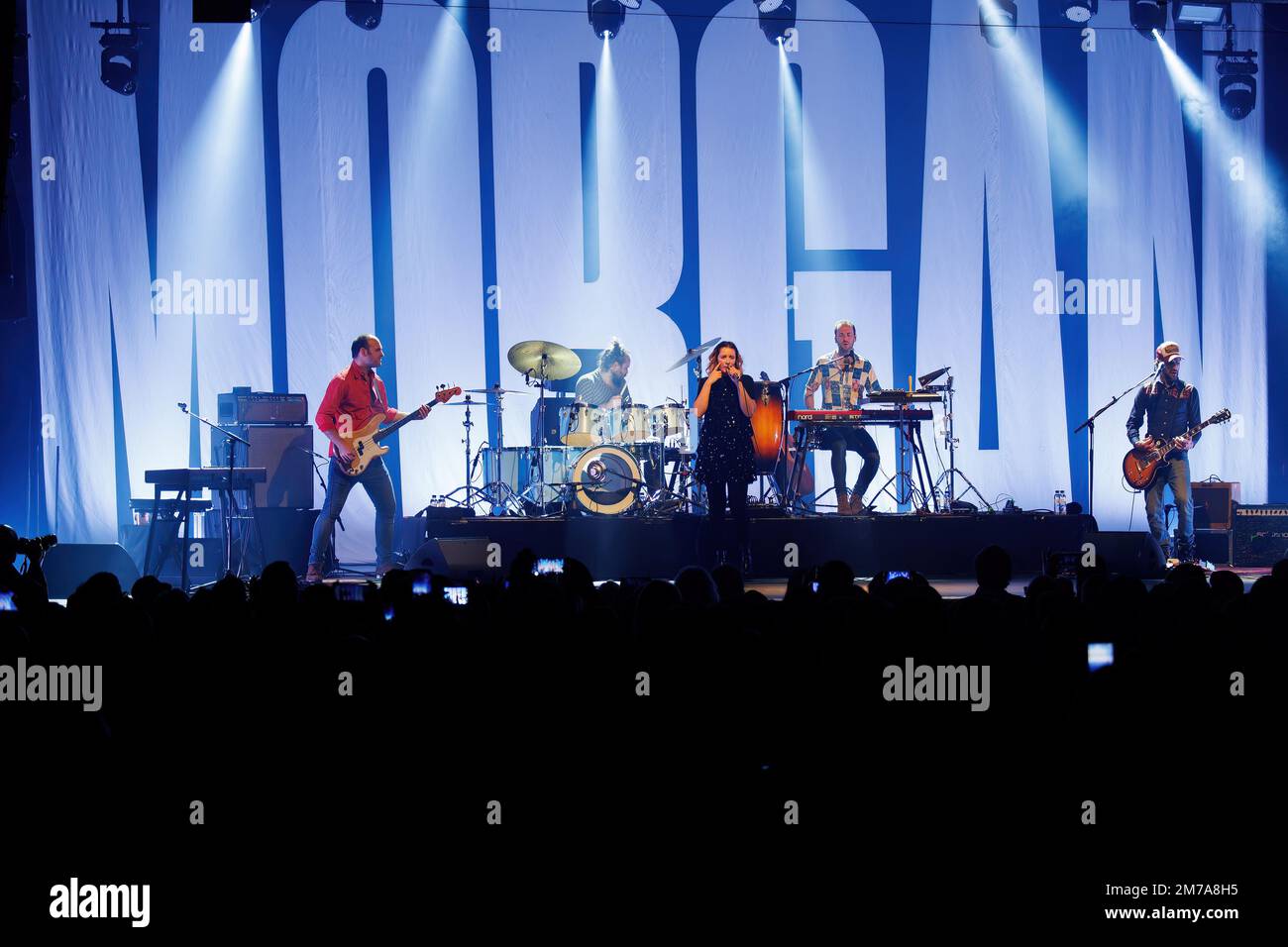 BARCELONA - DEC 23: Morgan (band) perform live on stage at Razzmatazz ...
