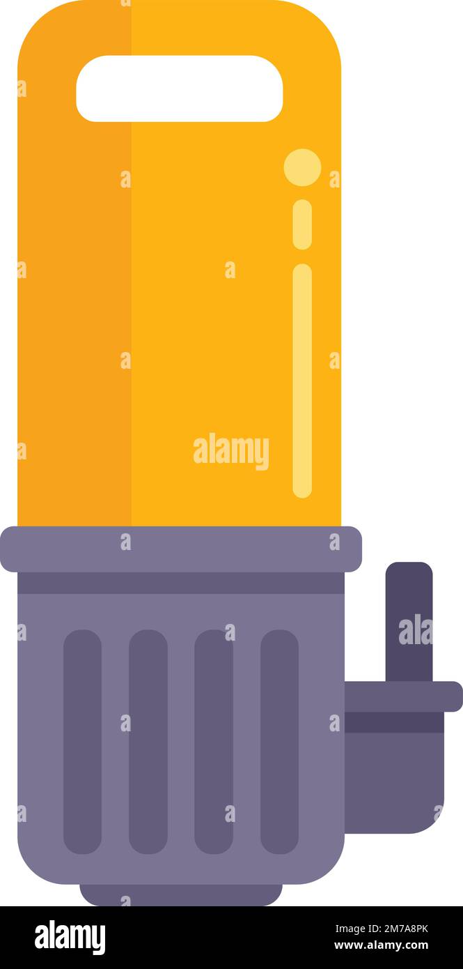 Compressor instrument icon flat vector. Air machine. Spray tool ...