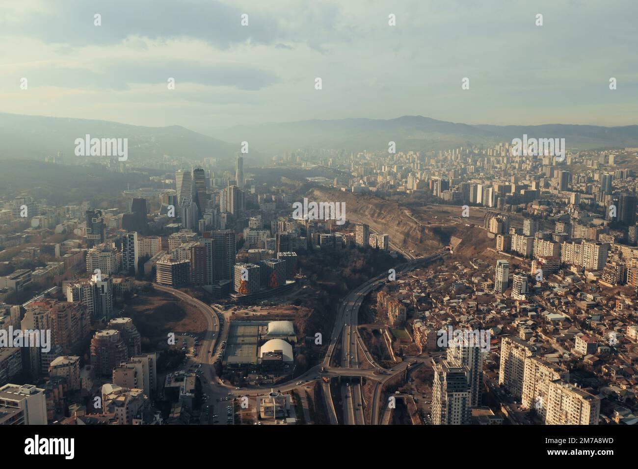 Aerial view of tbilisi hi-res stock photography and images - Alamy