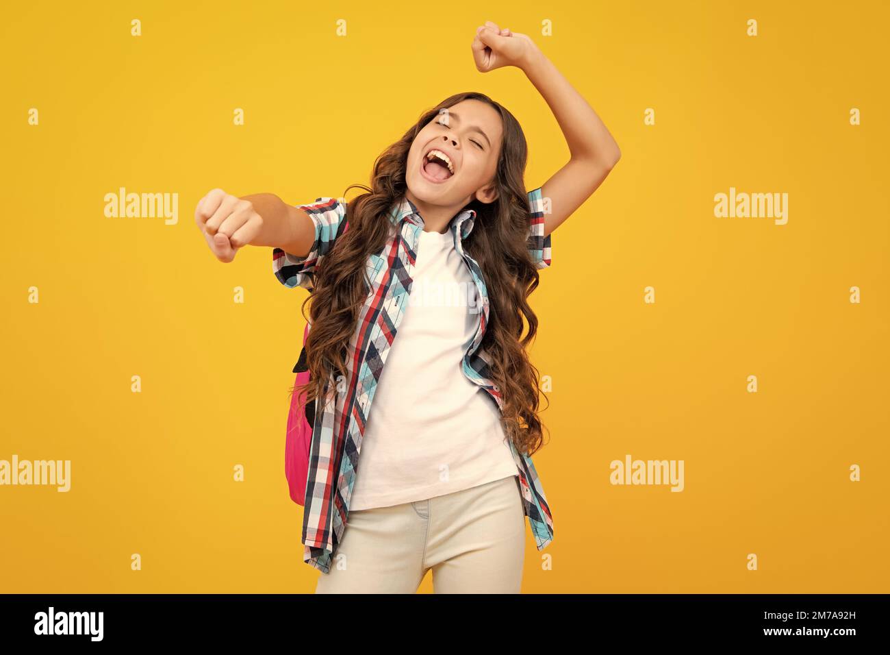 Excited excitement teen girl hi-res stock photography and images - Alamy