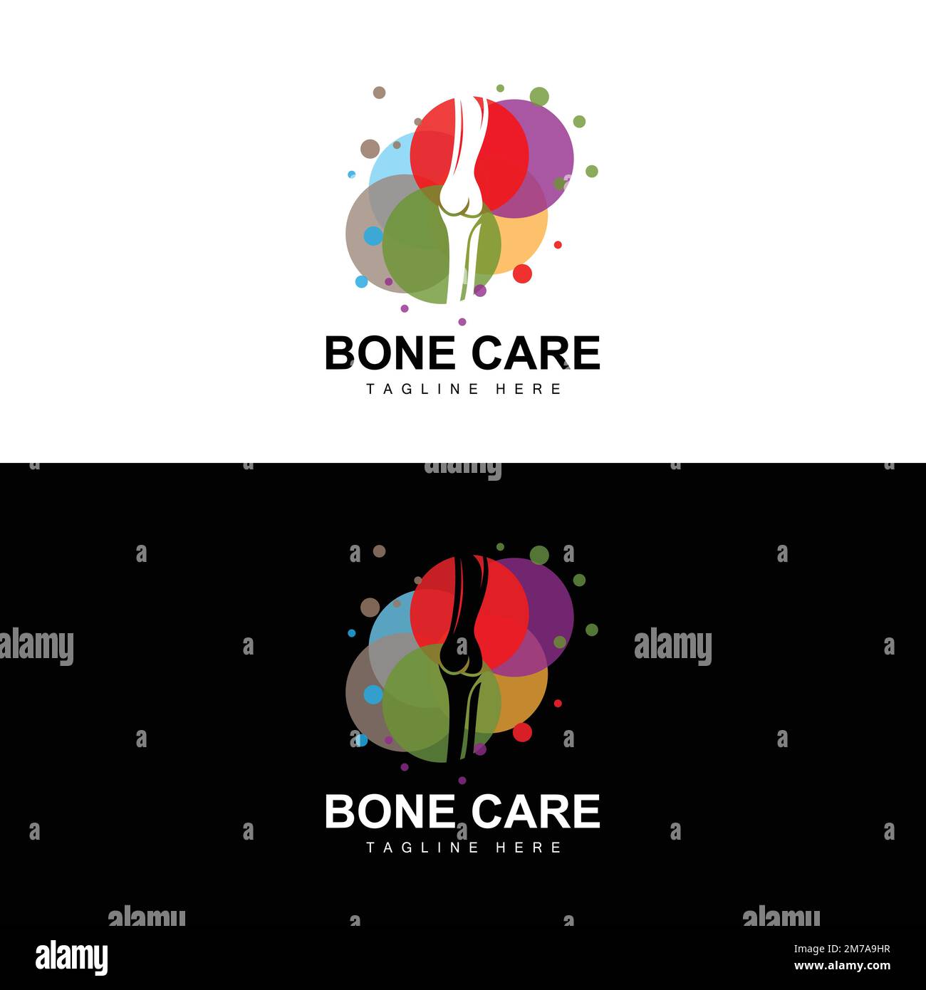 Bone Logo Design, Medical Health Body Parts Illustration Stock Vector ...