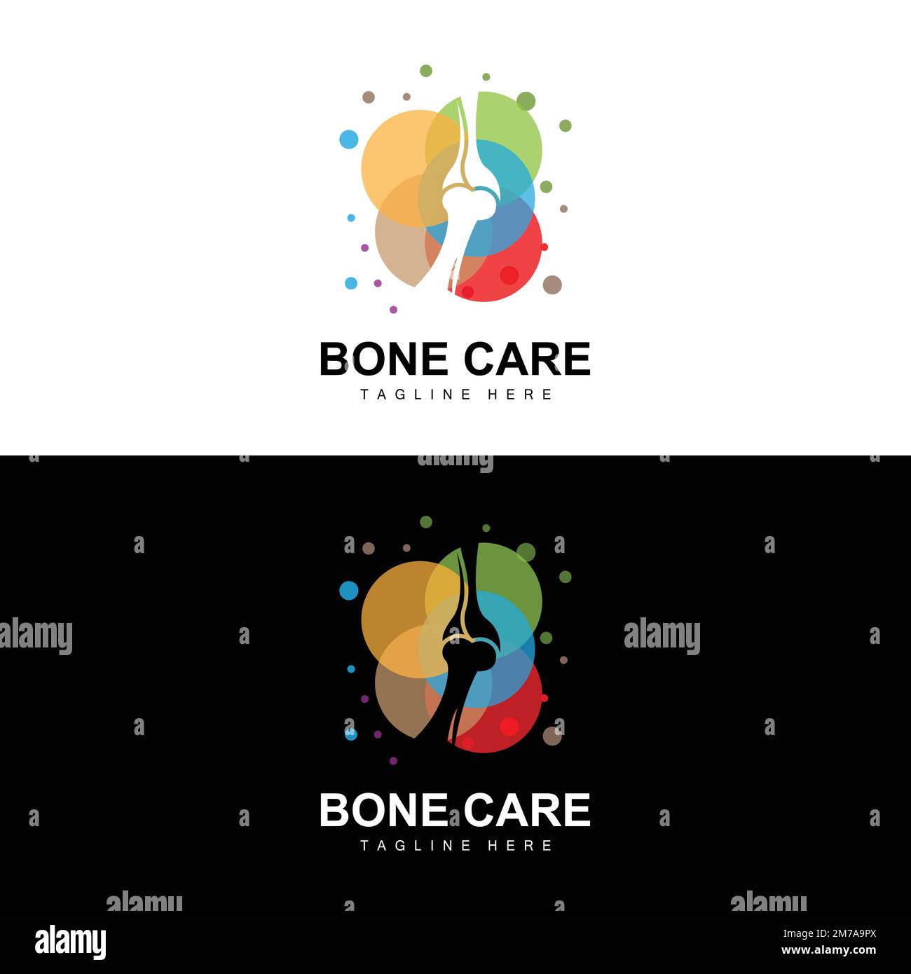 Bone Logo Design, Medical Health Body Parts Illustration Stock Vector ...