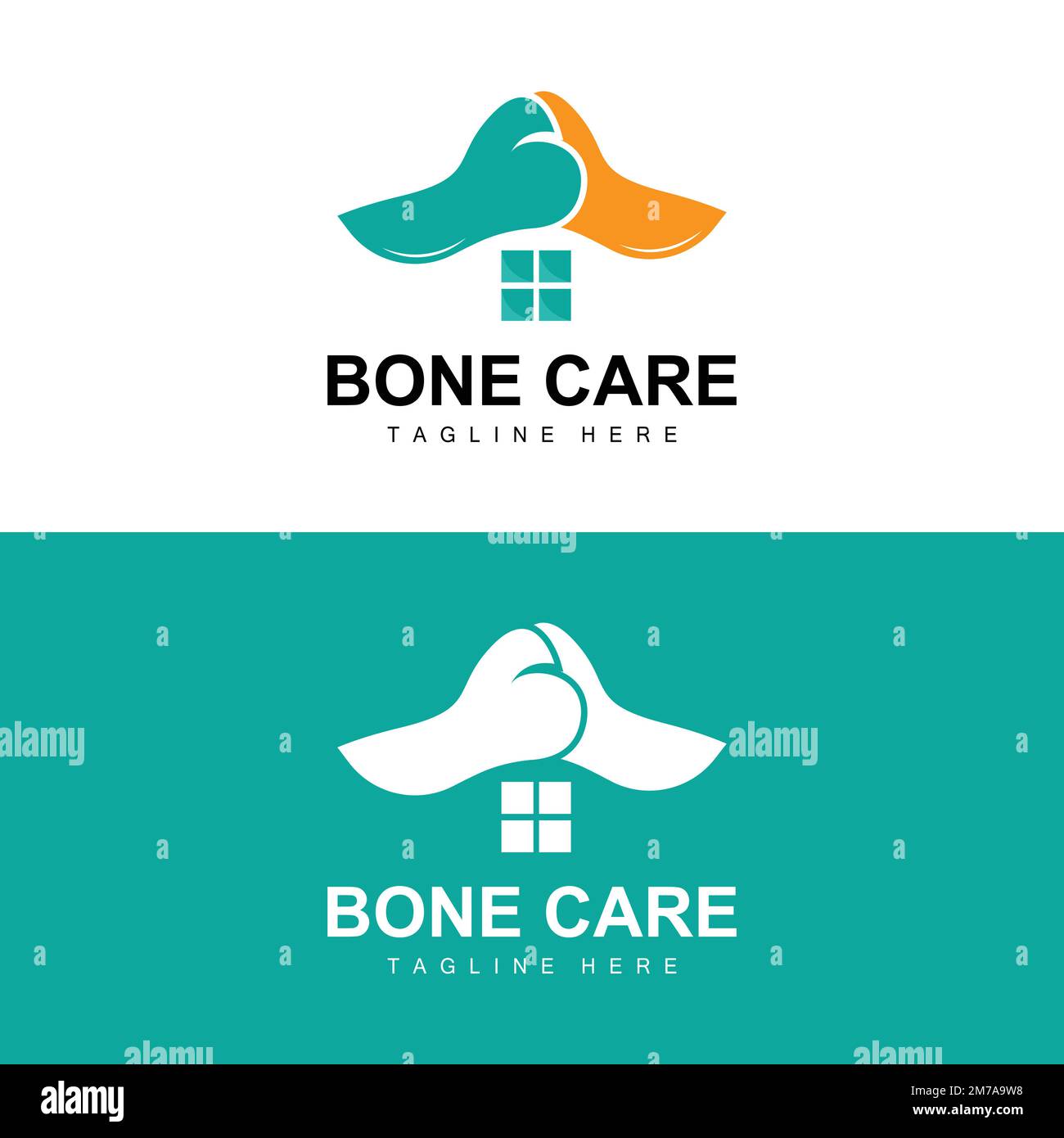 Bone Logo Design, Medical Health Body Parts Illustration Stock Vector ...