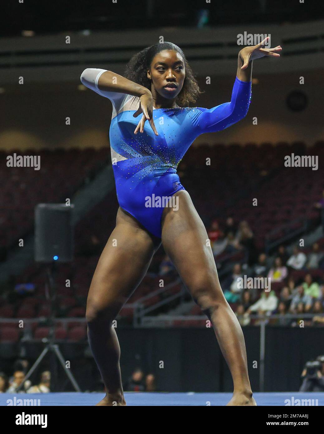 Las Vegas, NV, USA. 7th Jan, 2023. UCLA's Chae Campbell competes on the ...