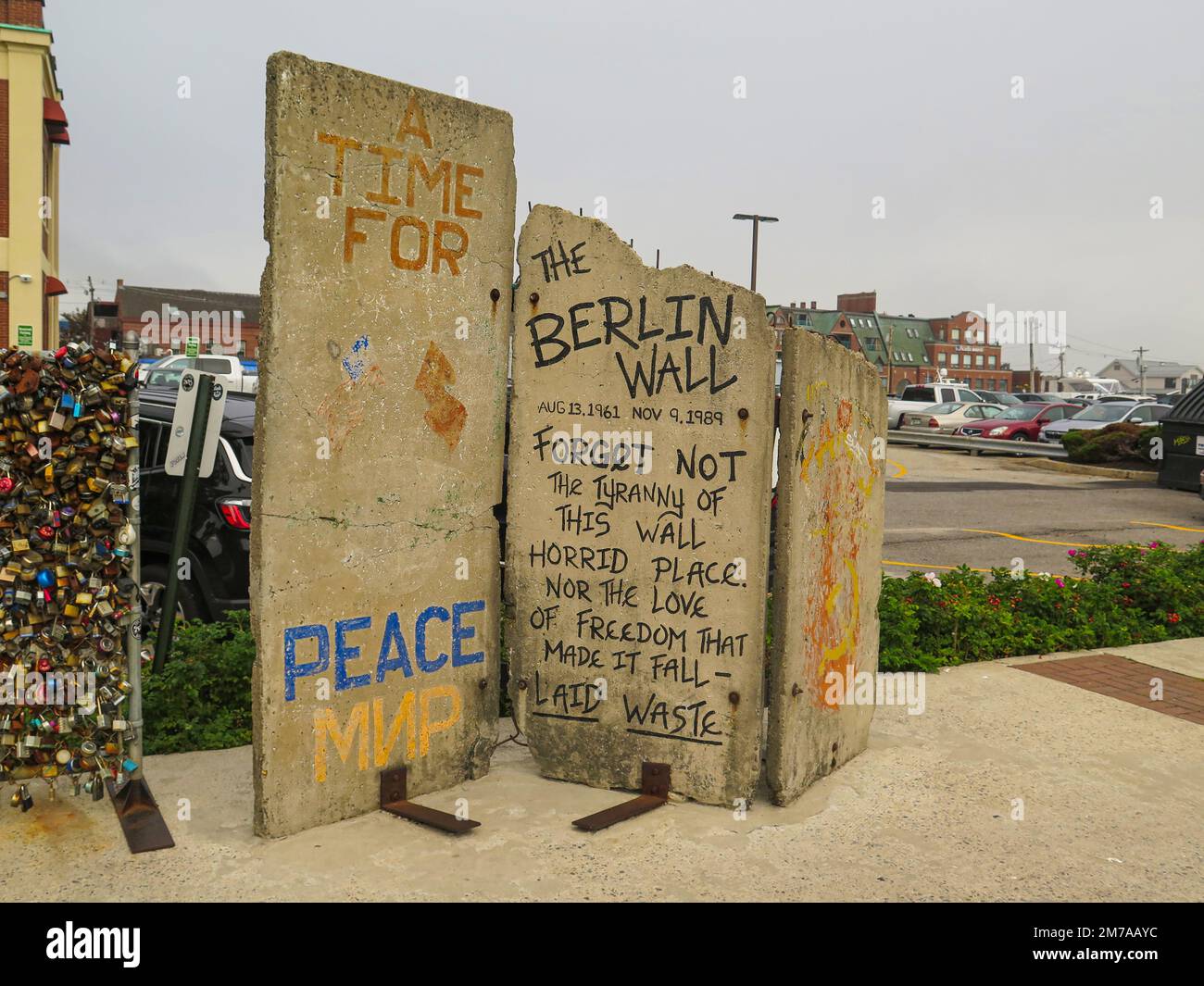USA; Maine; Portland; Harbor and Bay; wharf; wharf; wharves; Long Wharf ...
