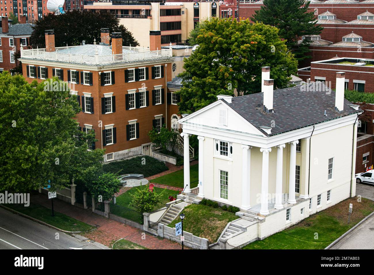 USA, Maine, Portland, Charles G. Clapp House, Spring St, Portland ...