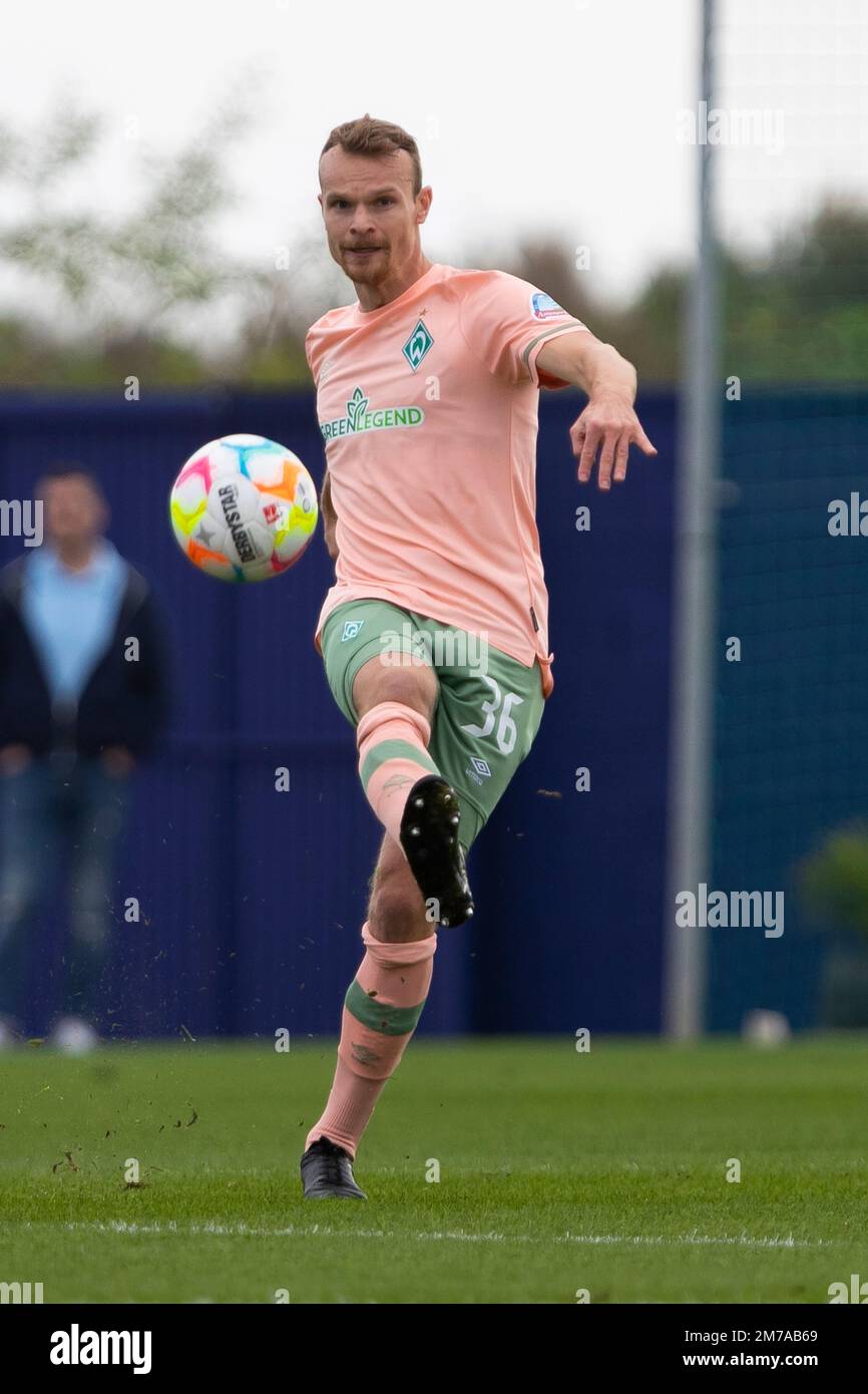 GROSS CHRISTIAN of Werder Bremen during the Friendly match kicks the ...