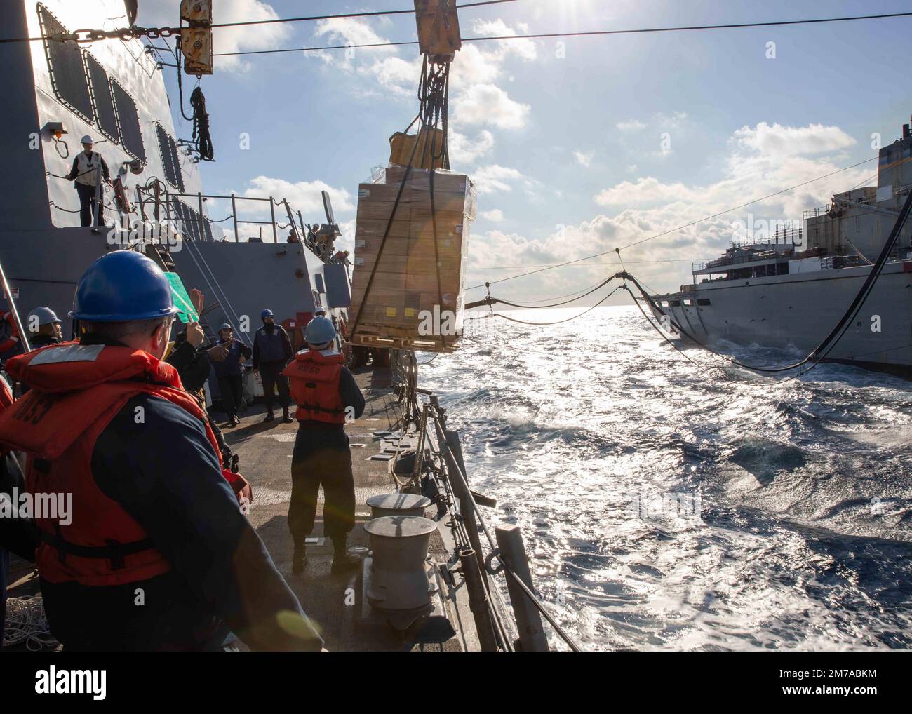 230107-N-EH998-1102 ADRIATIC SEA (Jan. 6, 2023) The Arleigh Burke-class ...