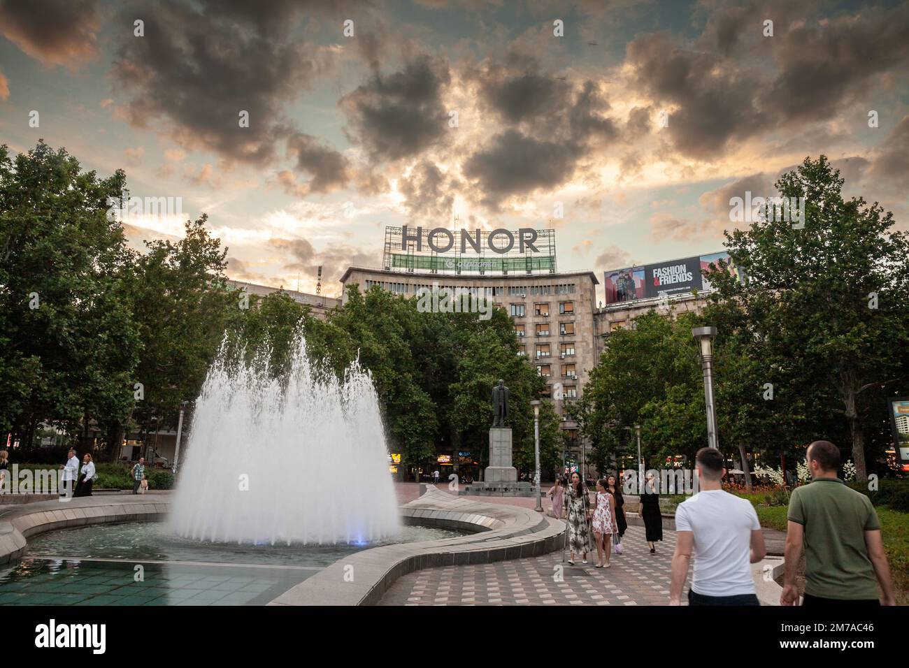 picture of the Nikola Pasic Square, also called Trg Nikole Pasica ...