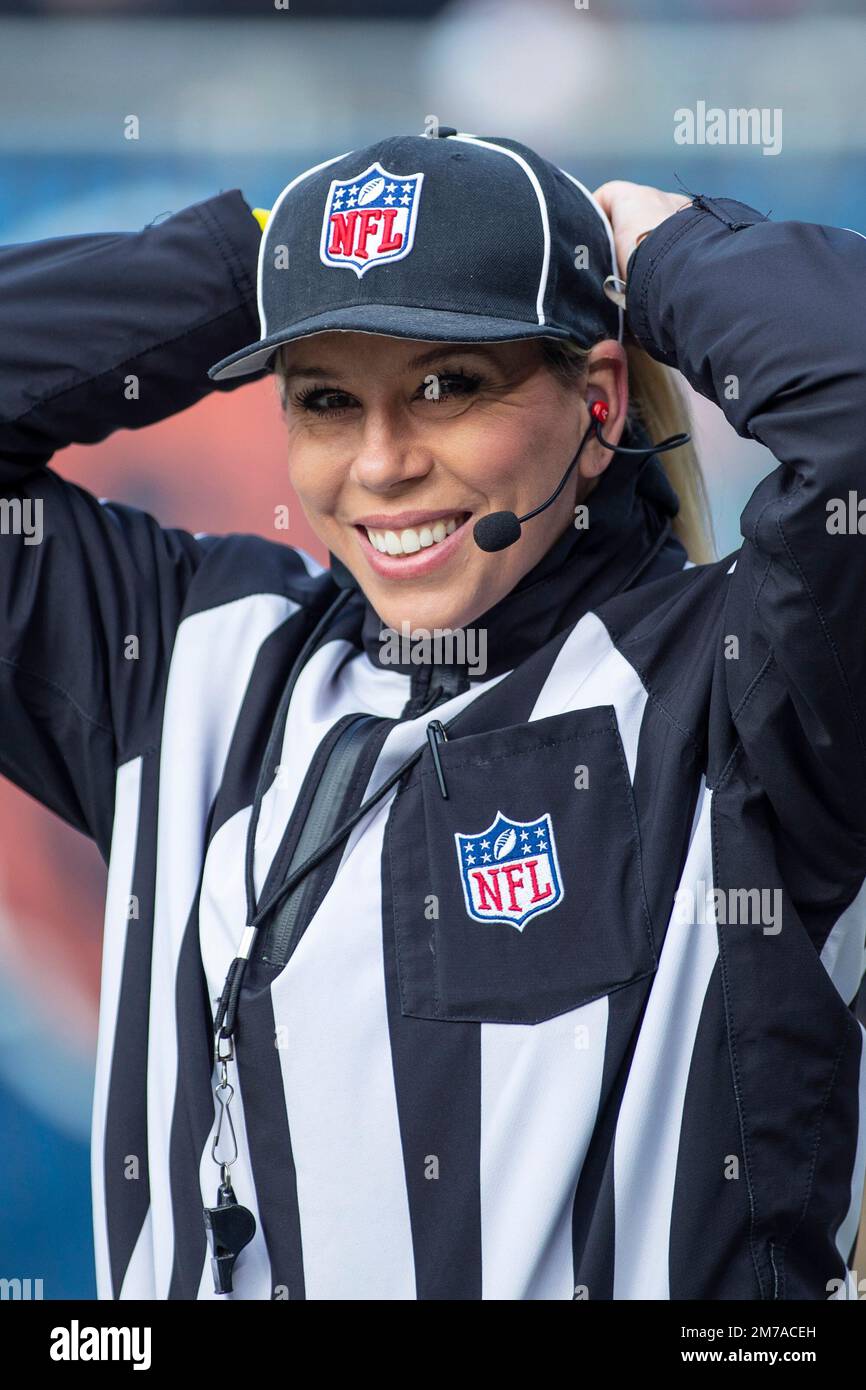 January 8, 2023: NFL official down judge Sarah Thomas in action during ...