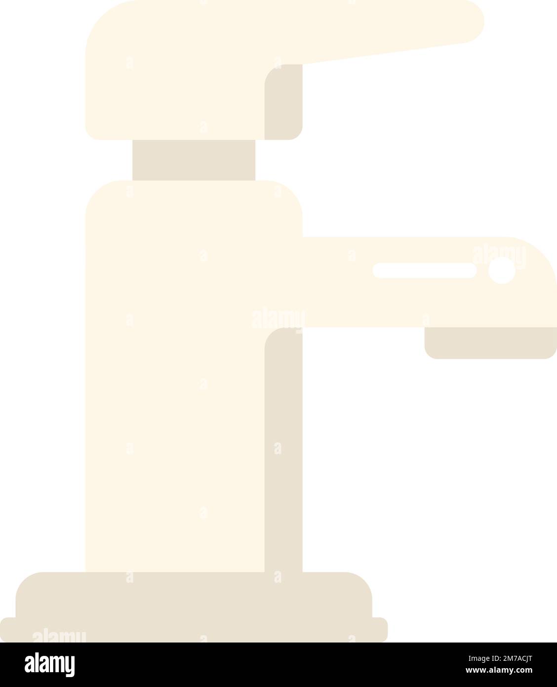 Faucet icon flat vector. Water pipe. Service plumber isolated Stock ...