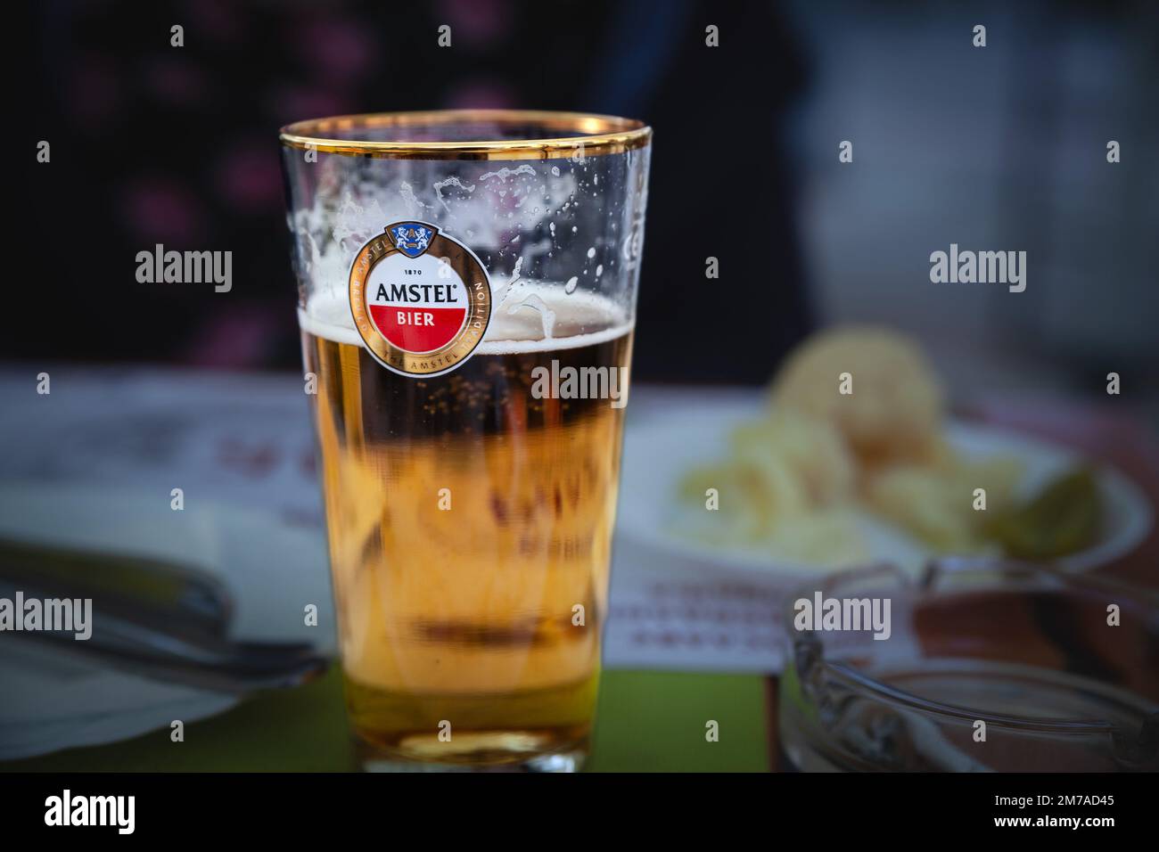 Amstel logo hi-res stock photography and images - Alamy