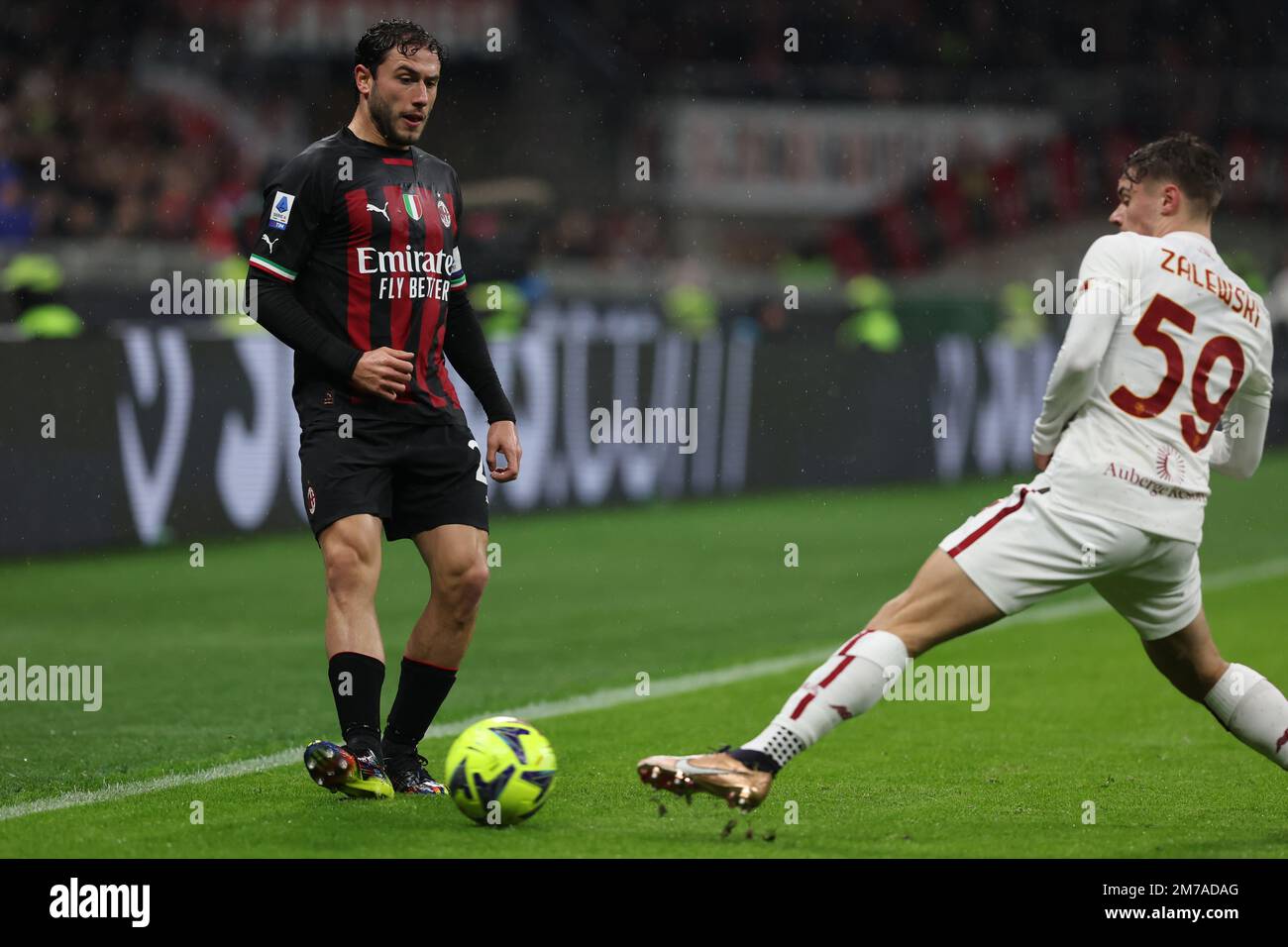 Milan, Italy. 08th Jan, 2023. Davide Calabria of AC Milan in action ...
