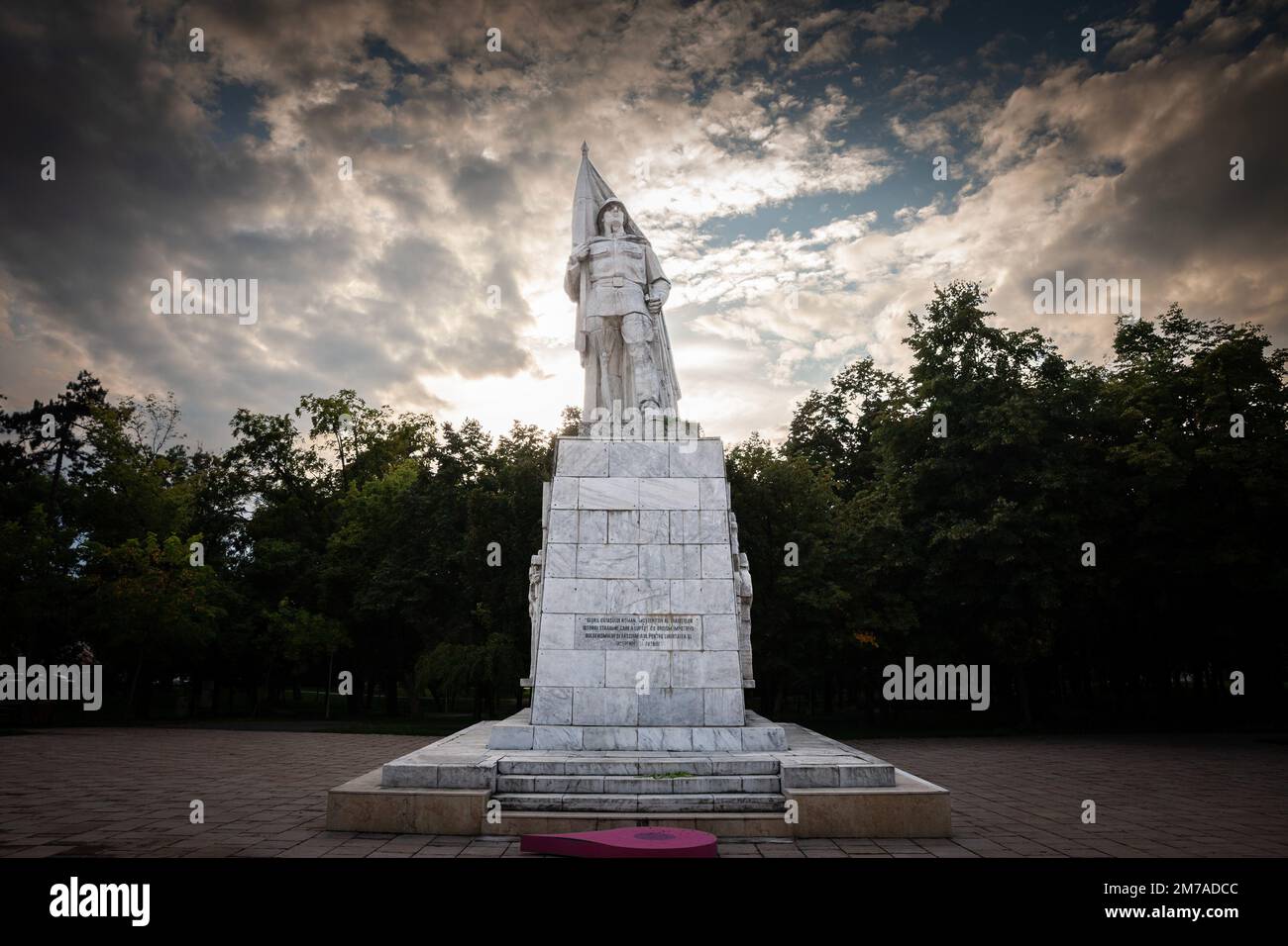 Picture of the monument to the unknown soldier of Timisoara, or ...