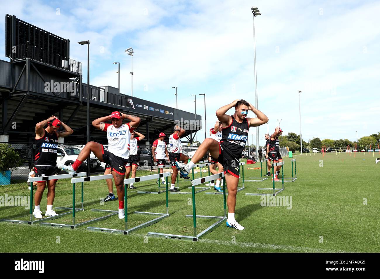 Sean O'Sullivan during a Dolphins NRL training session at Redcliffe ...