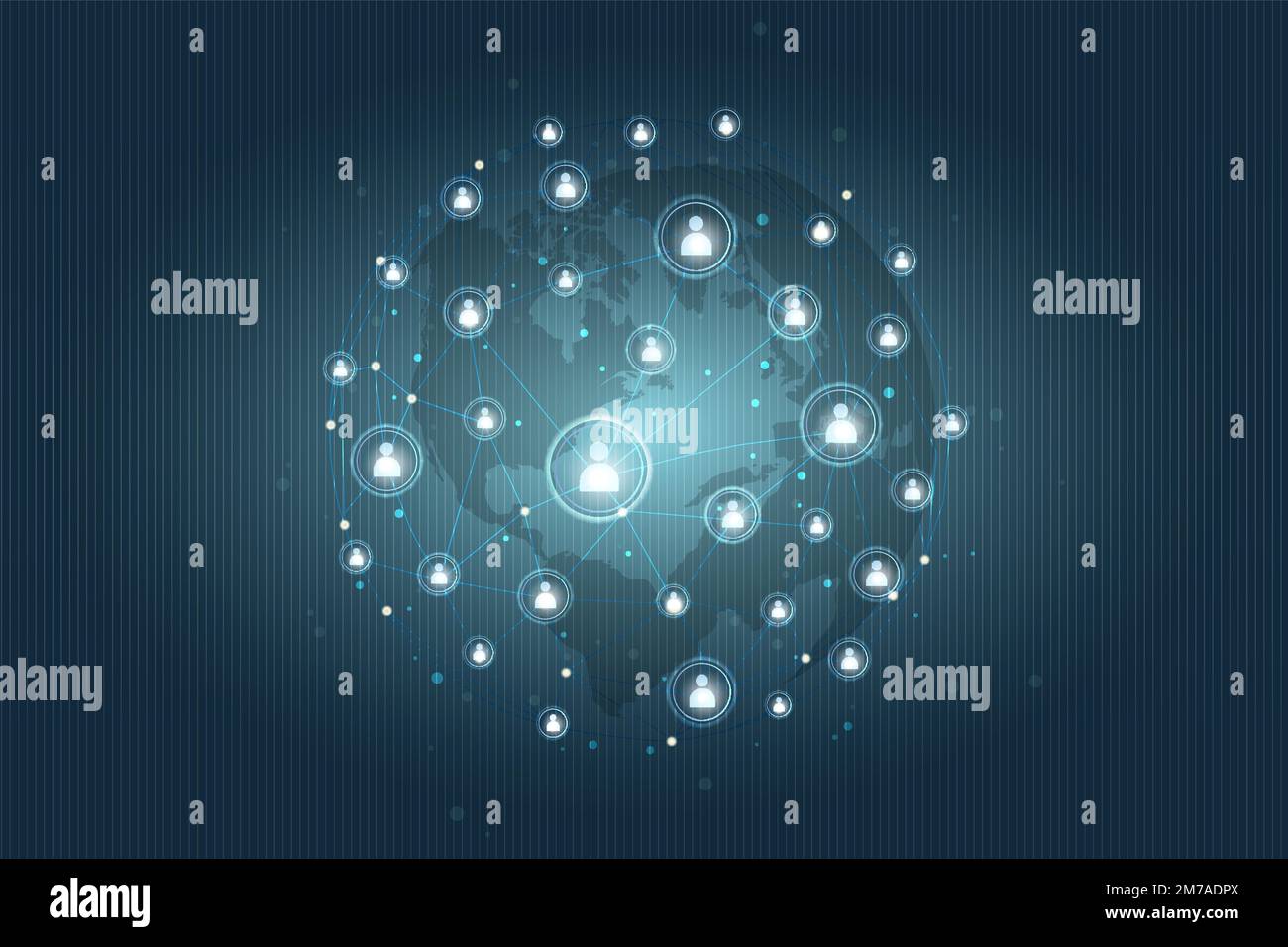 Blue social network technology icons background vector Stock Vector ... Blue social network technology icons background vector Stock Vector ...