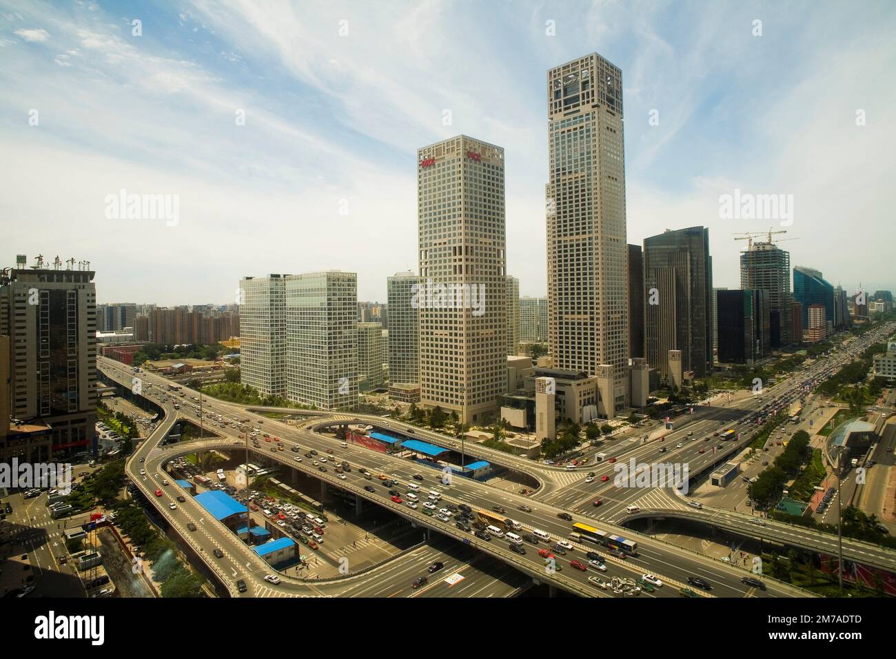 Beijing cbd urban road hi-res stock photography and images - Alamy