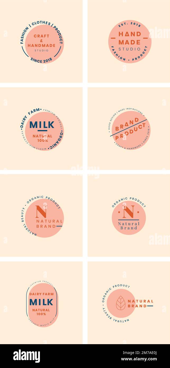 Set hand made simple Cut Out Stock Images & Pictures - Alamy