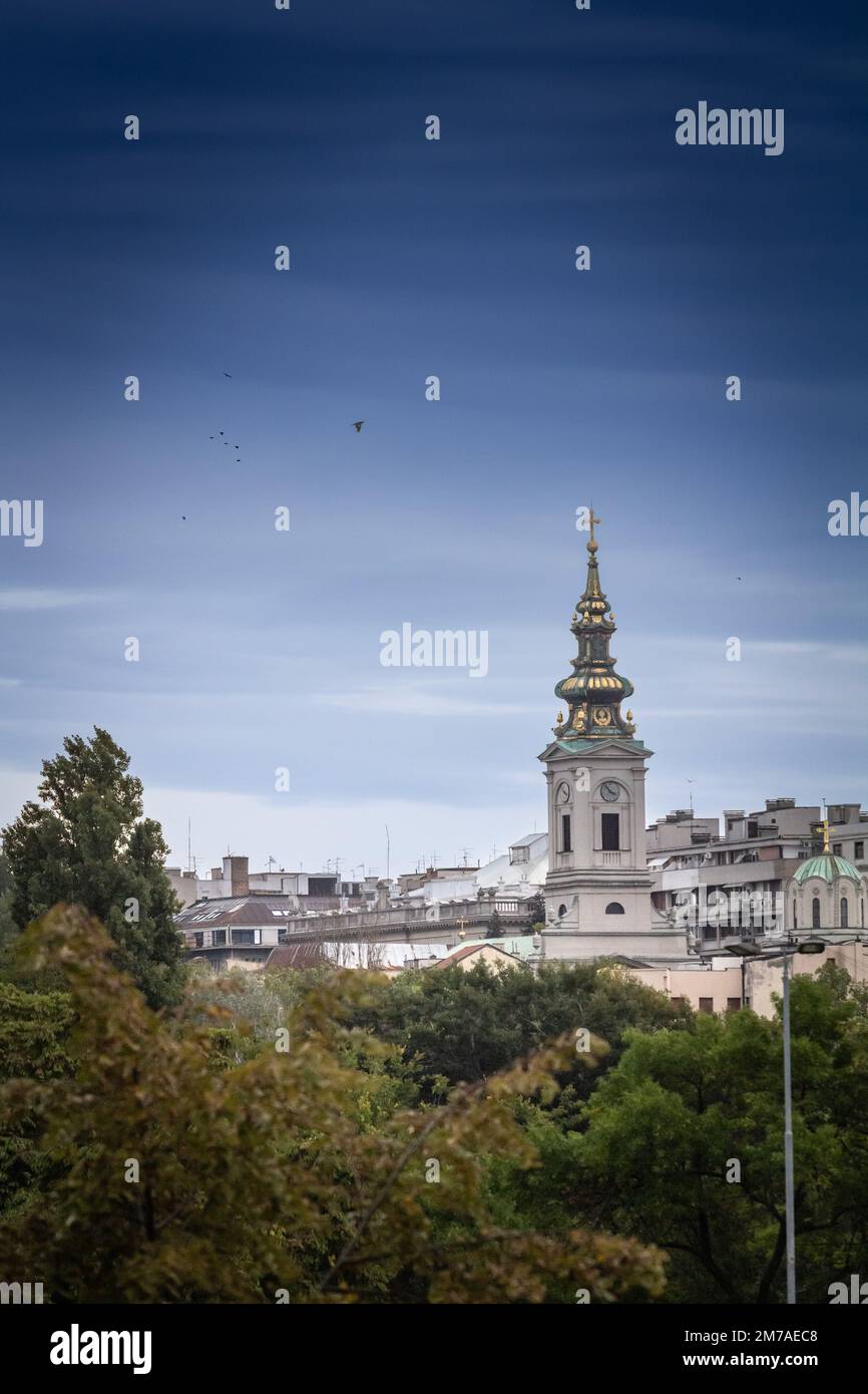 Picture of the Belgrade Cathedral, also known as Saborna Crkva, seen ...