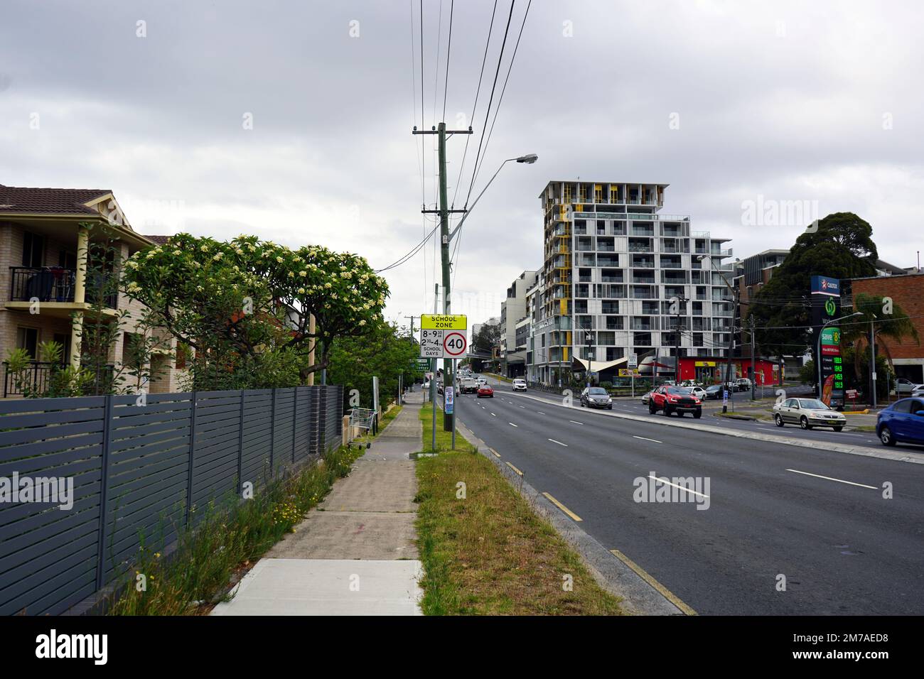 Kogarah, NSW - Australia - 19-12-2019: Princes highway in Kogarah, a ...