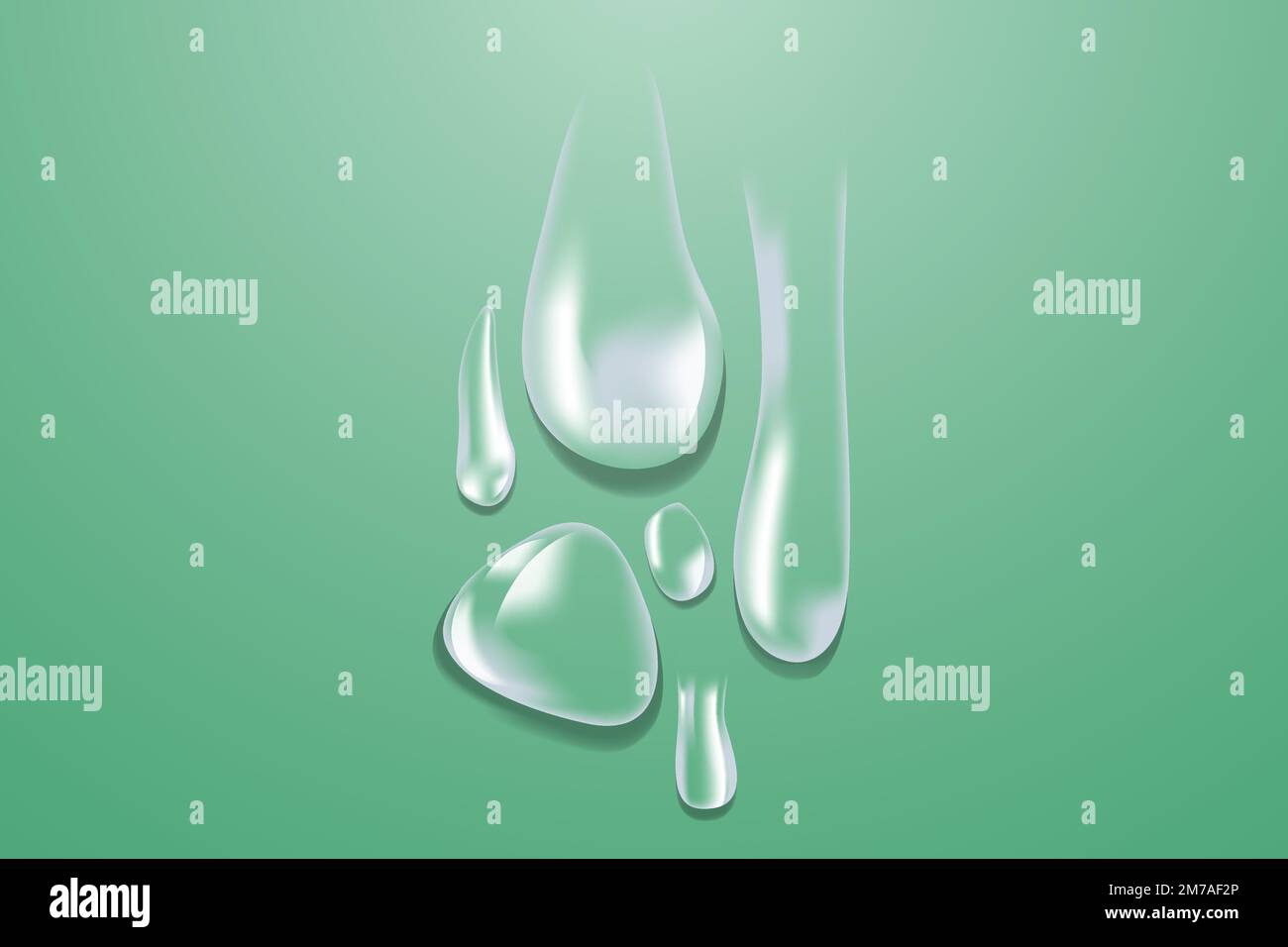 Transparent water drops background vector Stock Vector Image & Art - Alamy