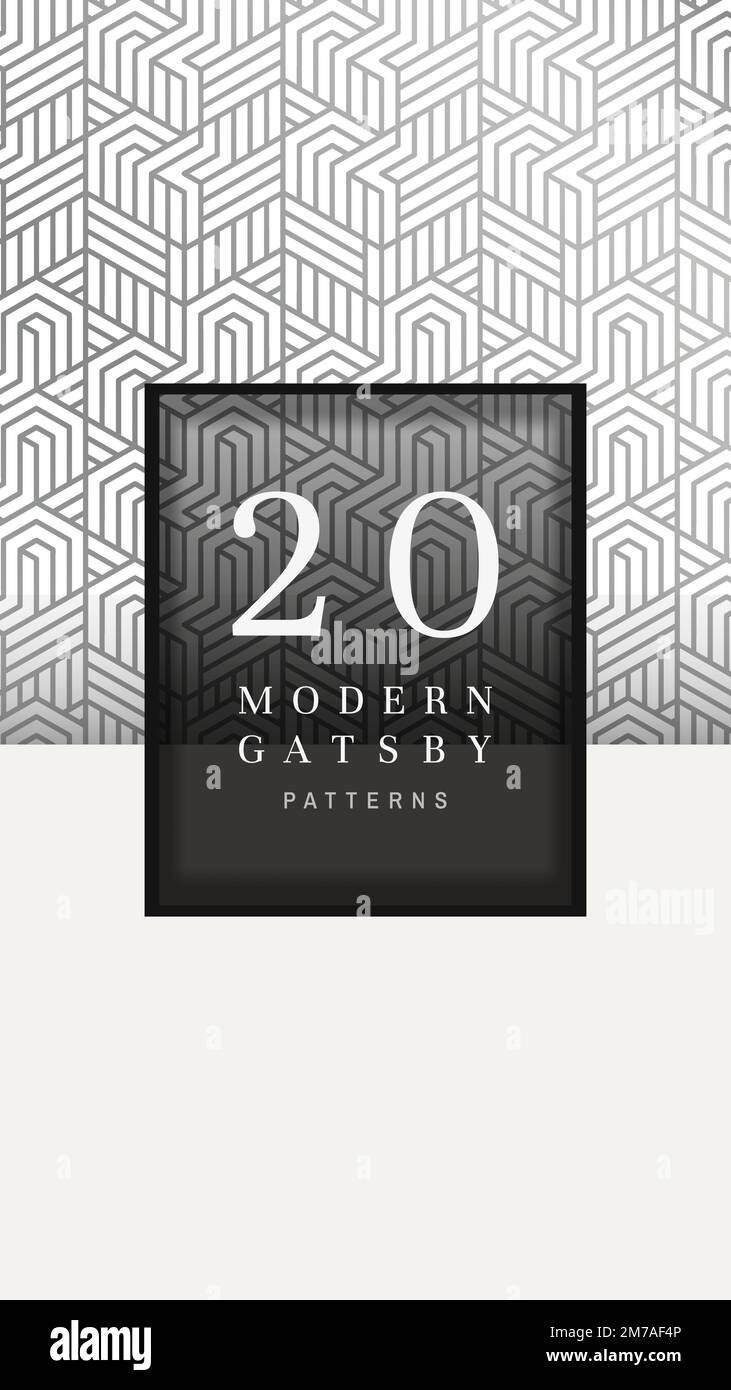 Gatsby pattern hi-res stock photography and images - Alamy