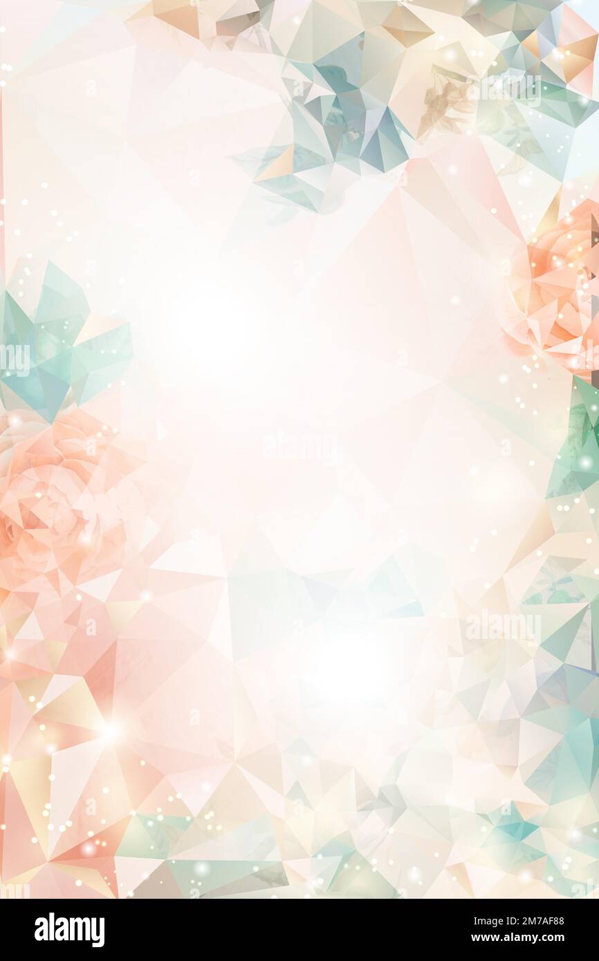 Flower orange background wallpaper vector Stock Vector Image & Art - Alamy