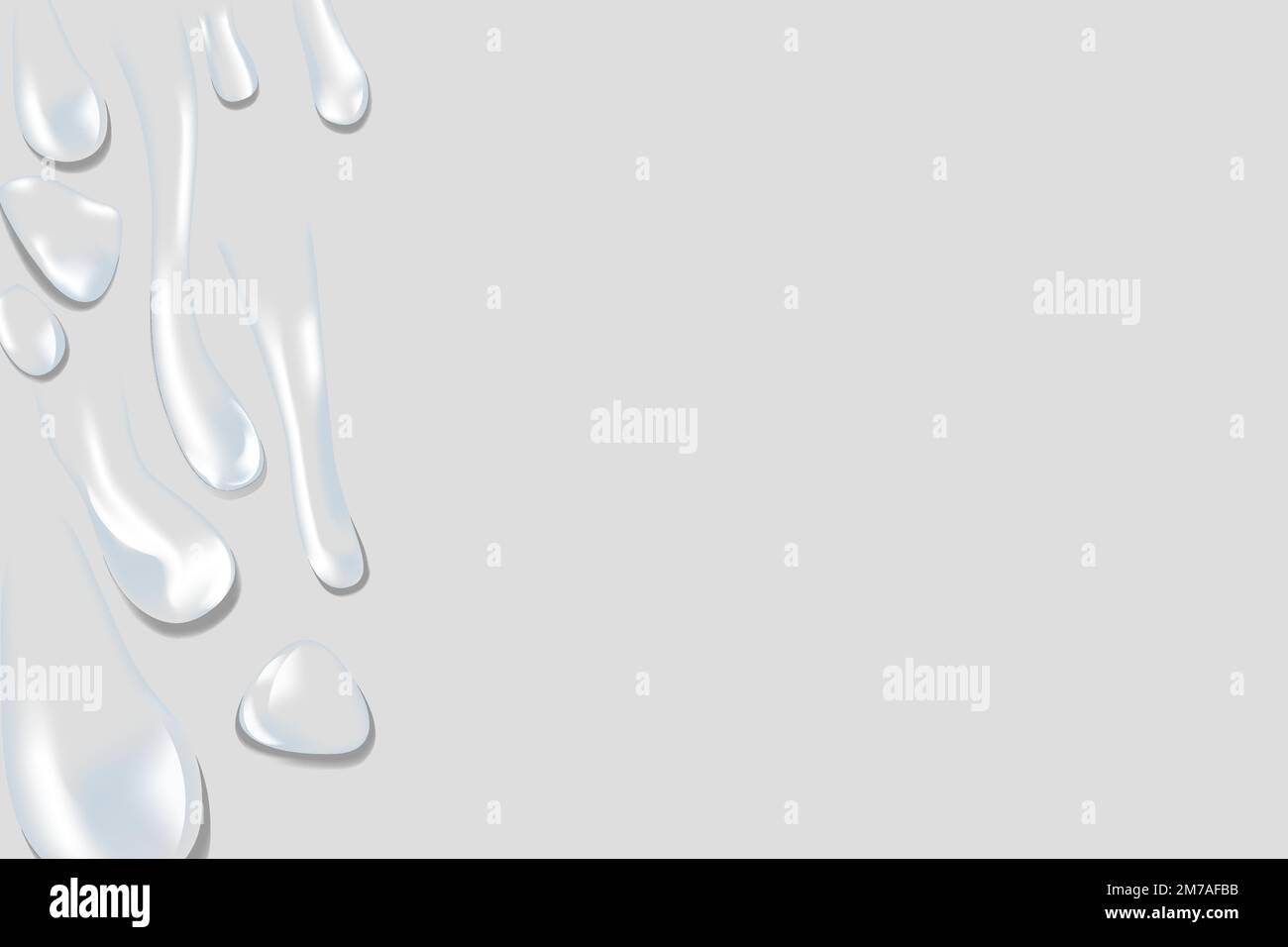 Transparent water drops background vector Stock Vector Image & Art - Alamy